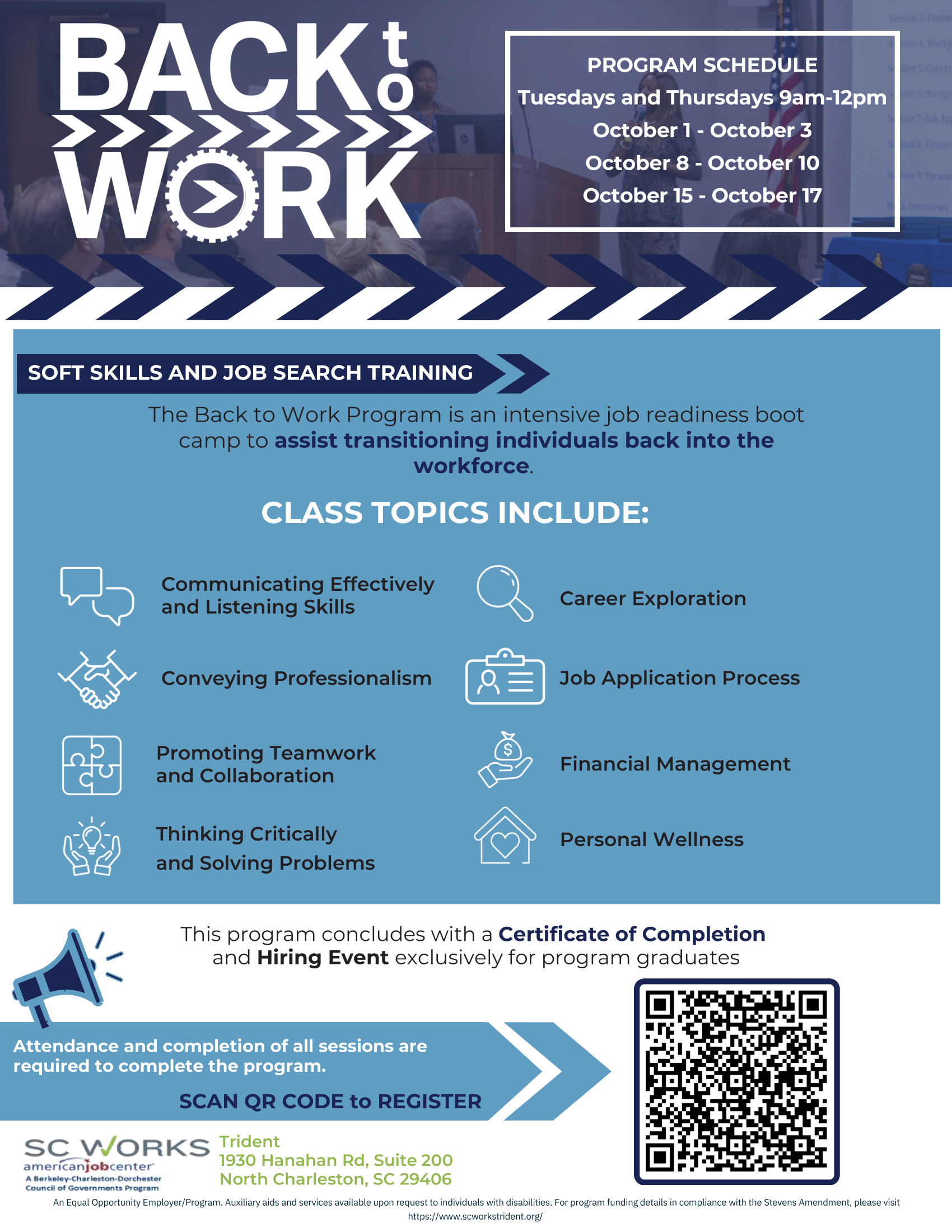 Back to Work: Soft Skills & Job Search Training | SC Department Of ...