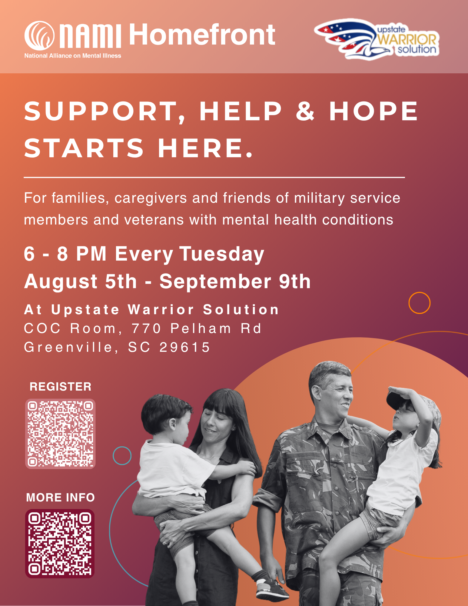 NAMI Homefront | SC Department Of Veterans' Affairs